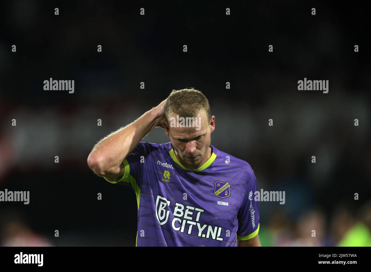 naROTTERDAM - Henk Veerman of FC Volendam disappointed during the Dutch ...