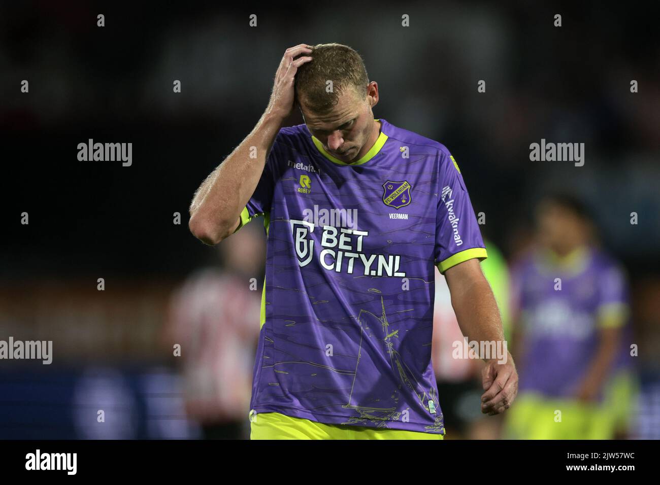 naROTTERDAM - Henk Veerman of FC Volendam disappointed during the Dutch ...