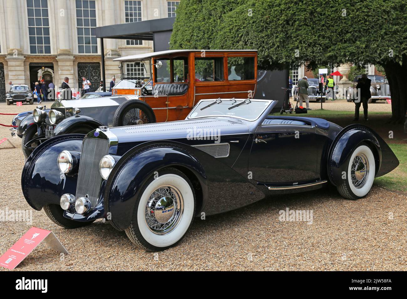Delage D8-120 'de Villars' (1938). Concours of Elegance 2022, Hampton ...