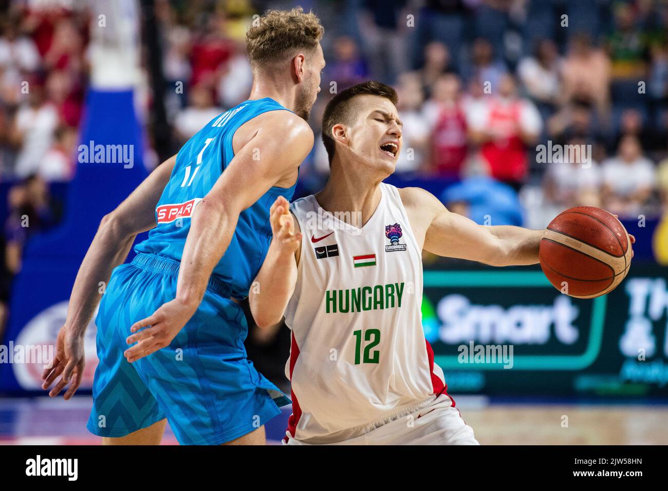 Cologne, Germany. 03rd Sep, 2022. Basketball: European Championship, Hungary - Slovenia ...