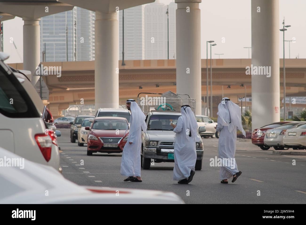Dubai cross walk hi-res stock photography and images - Alamy