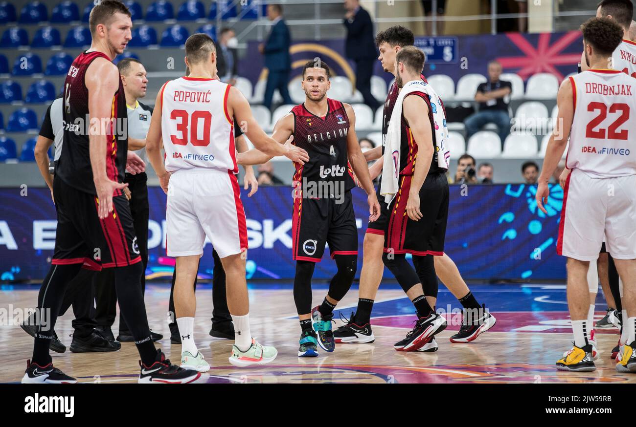 Emmanuel Lecomte of Belgium pictured during the match between ...