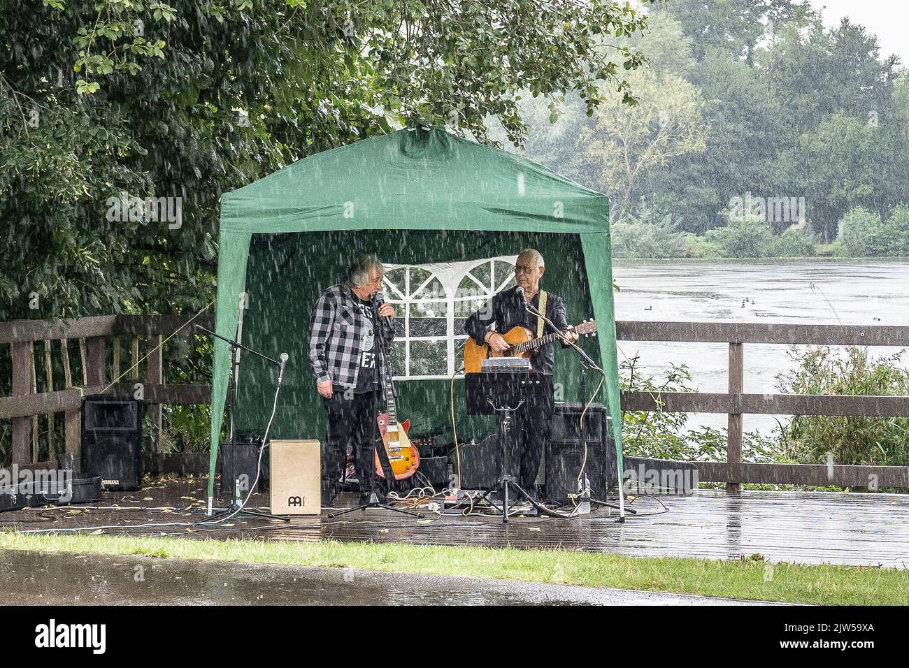 Kidderminster, UK. 3rd September, 2022. UK weather: sharp and heavy ...
