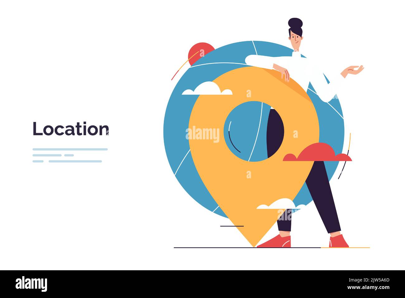 Store location concept Stock Vector Images - Alamy