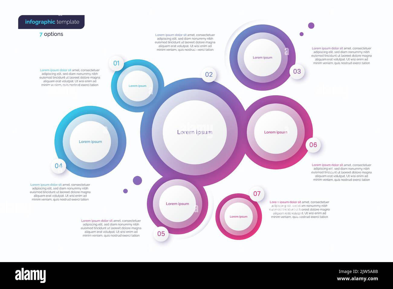 7 step infographics Cut Out Stock Images & Pictures - Alamy