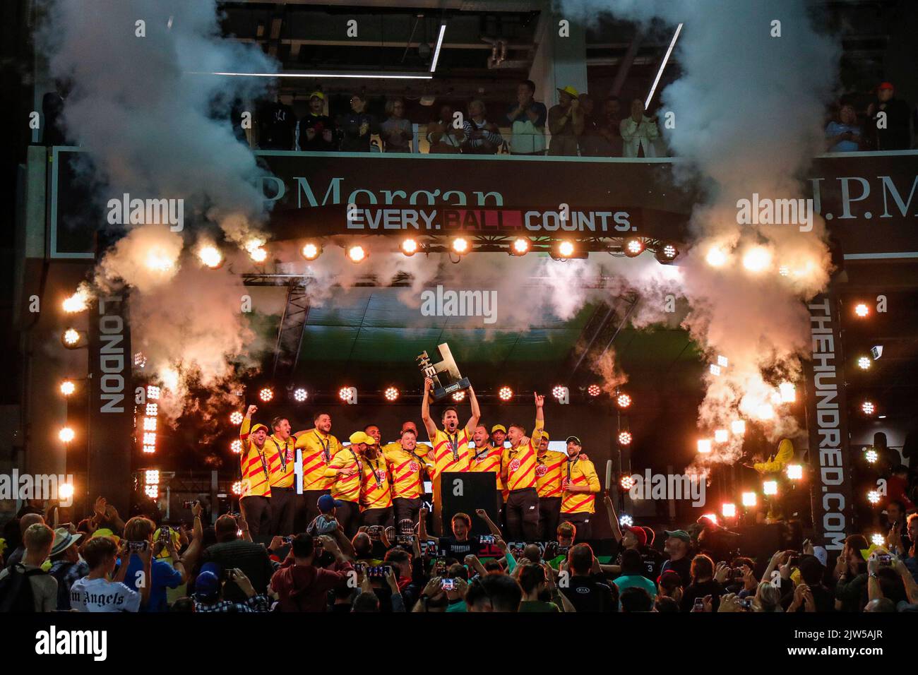 The hundred cricket trophy hi-res stock photography and images - Alamy