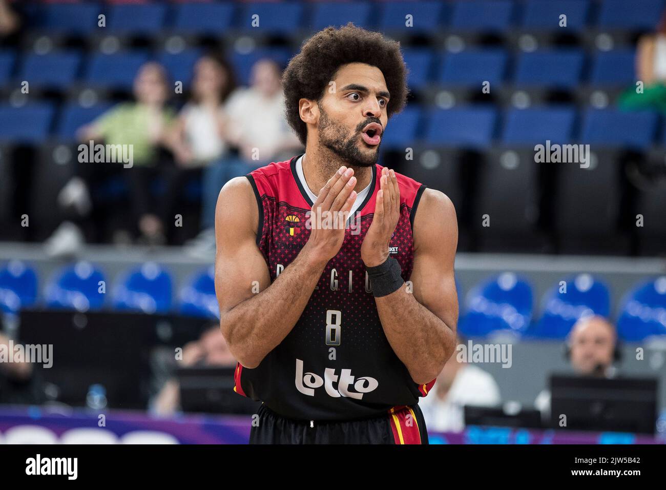 Jean-Marc Mwema of Belgium pictured during the match between Montenegro ...