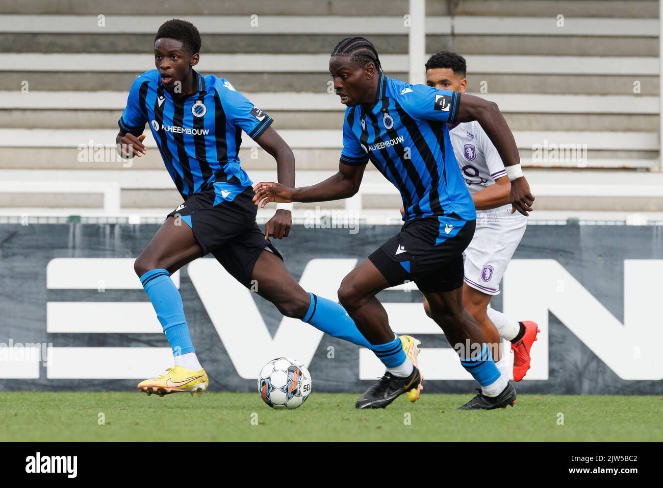 Club NXT's William Simba pictured in action during a soccer match between Club NXT (u23) and K ...