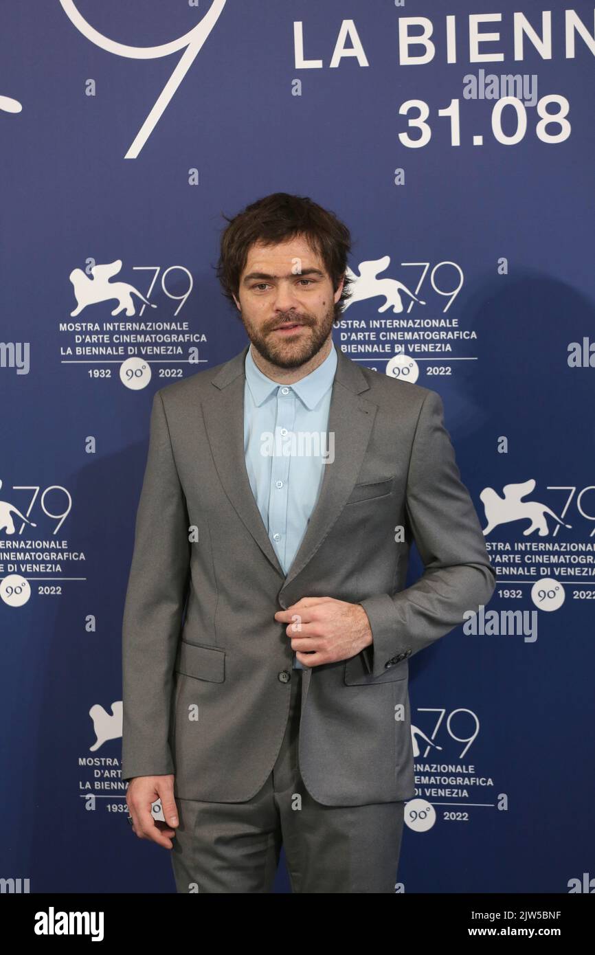 Venice, Italy, 3rd September, 2022, Peter Lanzani at the photocall for ...
