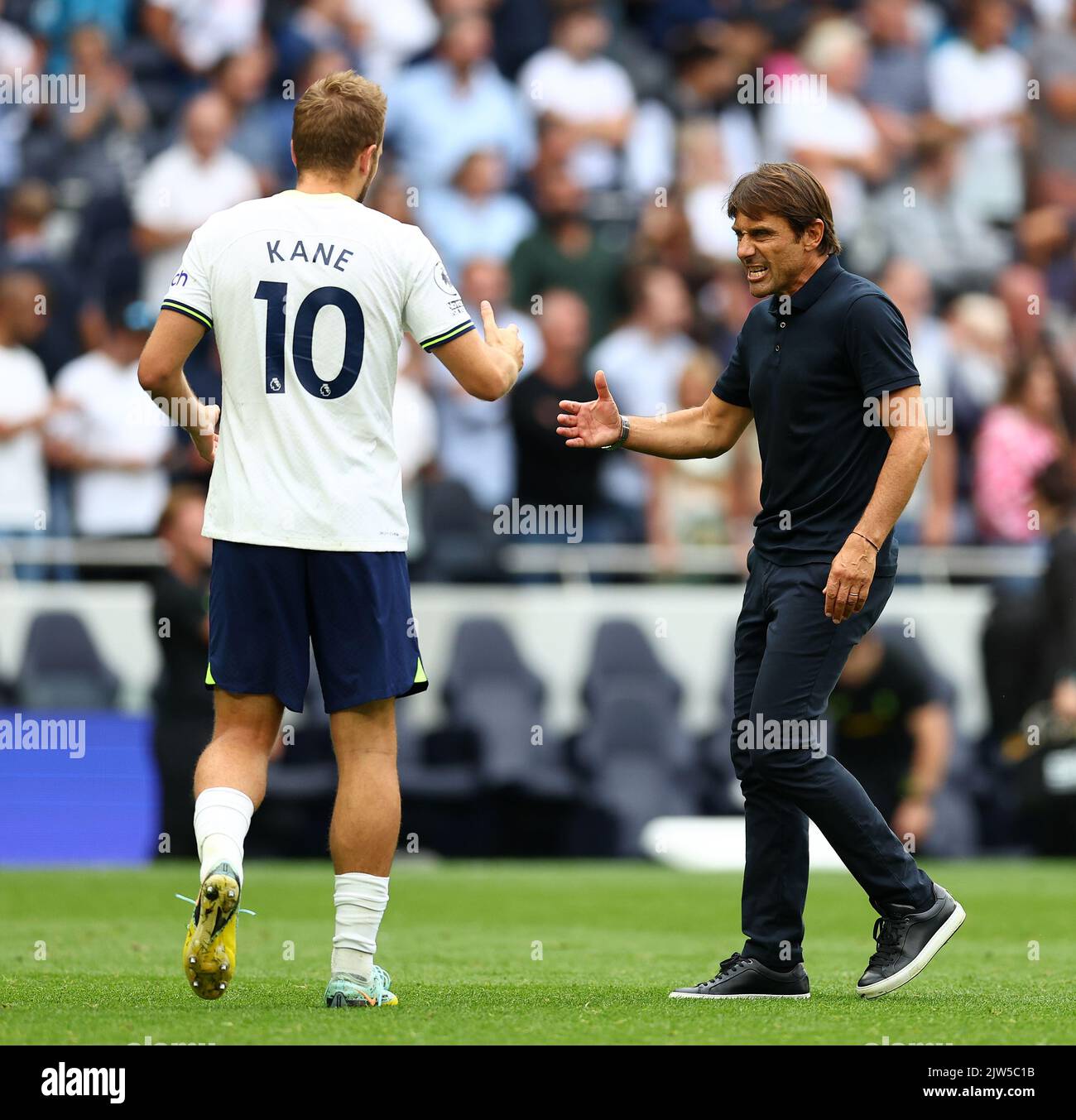 London, England, 3rd September 2022. Harry Kane of Tottenham with ...