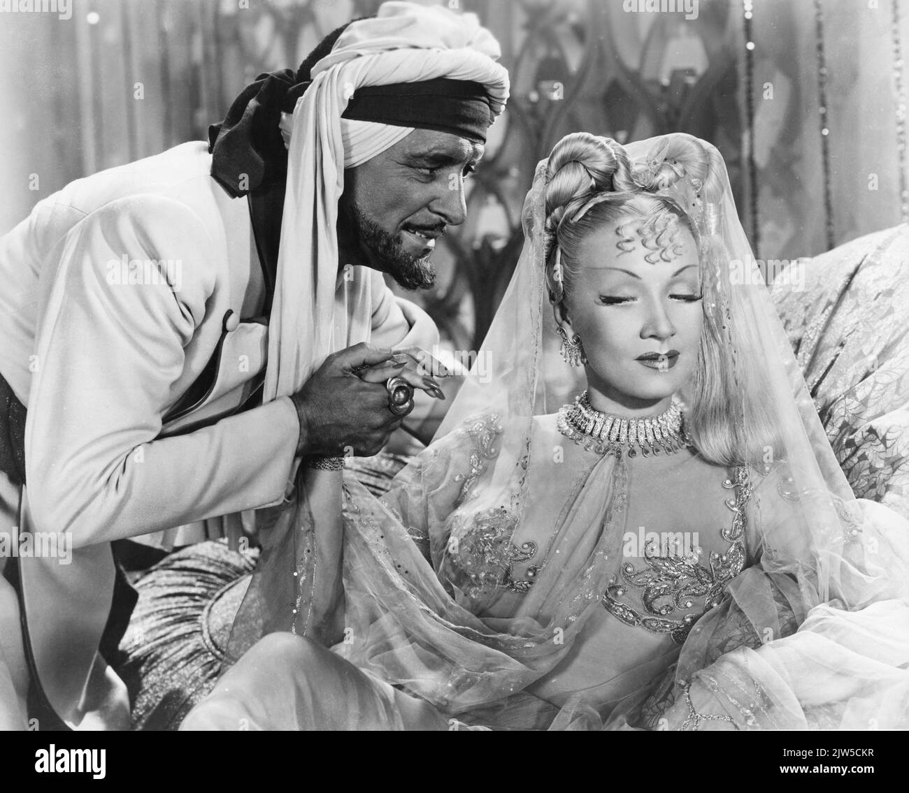 RONALD COLMAN and MARLENE DIETRICH in KISMET 1944 director WILLIAM ...