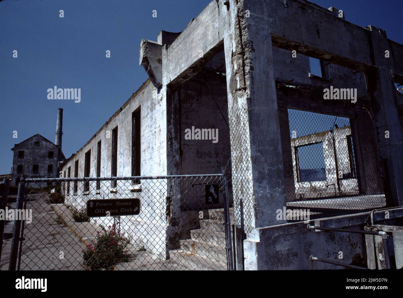 Alcatraz National Park, USA 6/1985. Alcatraz Island: a small island in ...