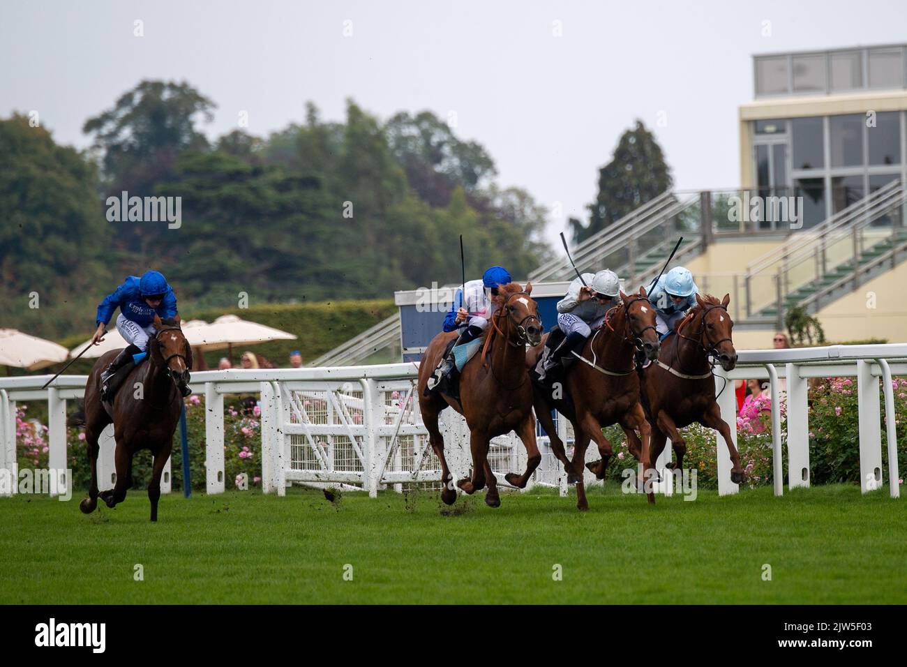 Ascot, Berkshire, UK. 3rd September, 2022. In a tense and thrilling ...