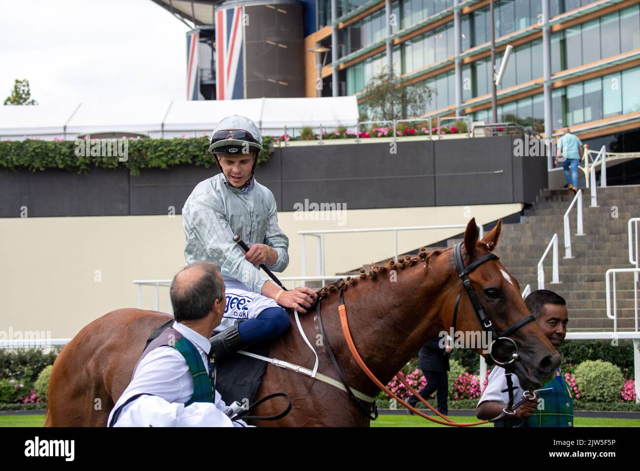 Ascot, Berkshire, UK. 3rd September, 2022. In a tense and thrilling ...
