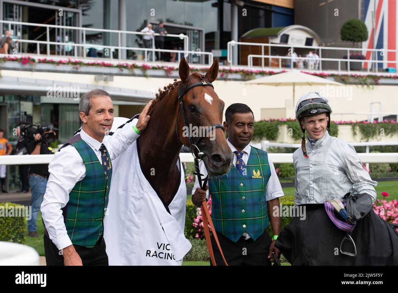 Ascot, Berkshire, UK. 3rd September, 2022. In a tense and thrilling ...