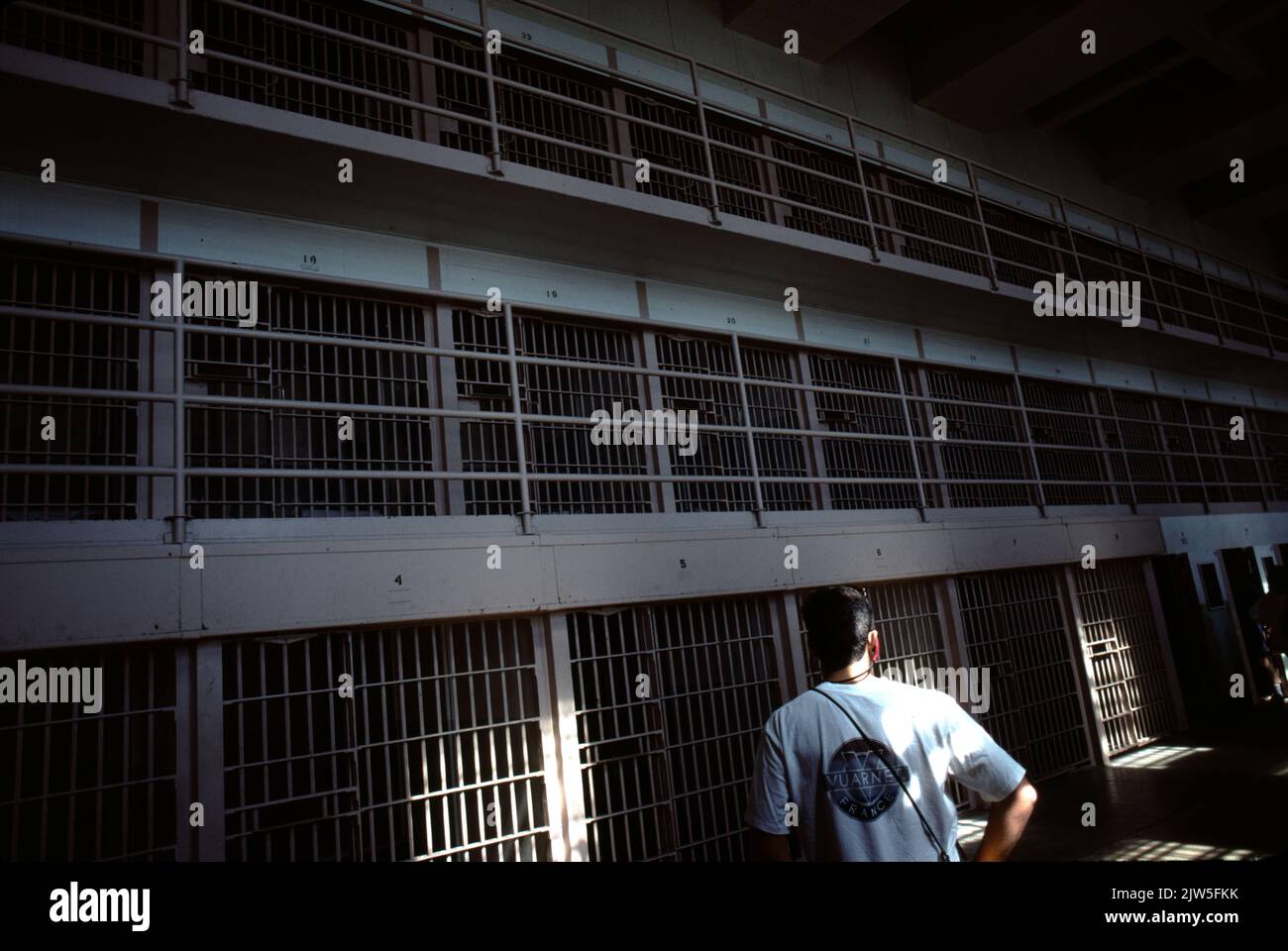 Alcatraz National Park, USA 6/1985. Alcatraz Island: a small island in ...