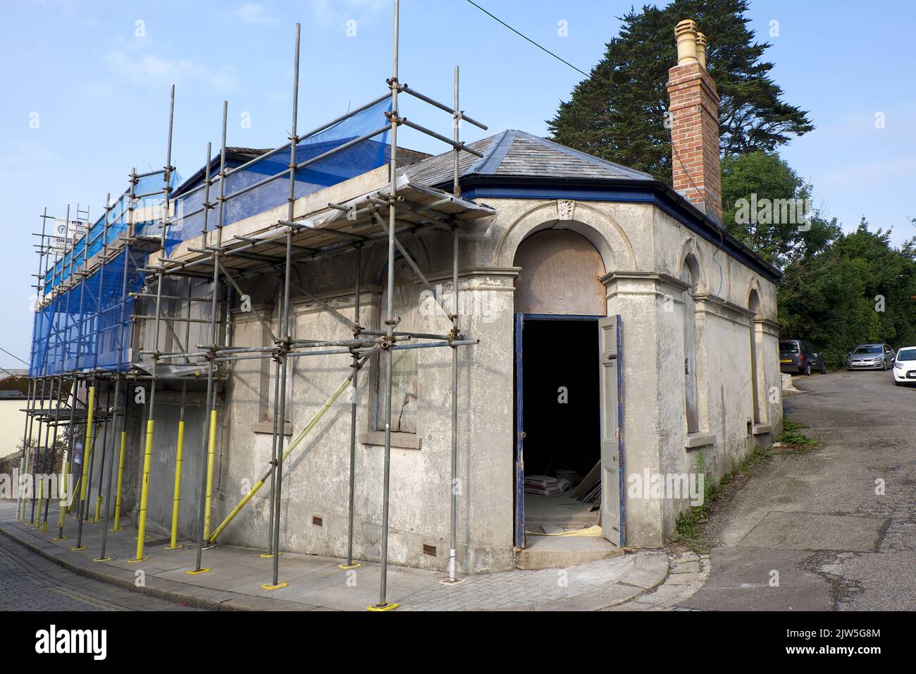 St Austell Cornwall England 09 02 2022 The village started to grow in ...