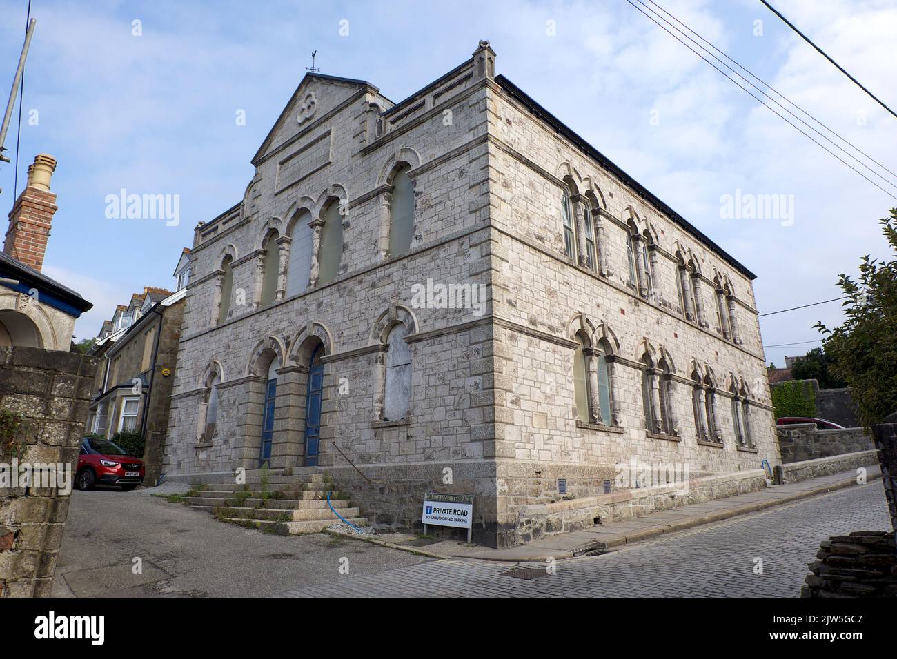 St Austell Cornwall England 09 02 2022 The village started to grow in ...