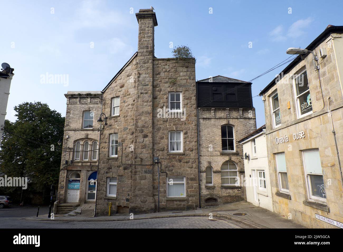 St Austell Cornwall England 09 02 2022 The village started to grow in ...