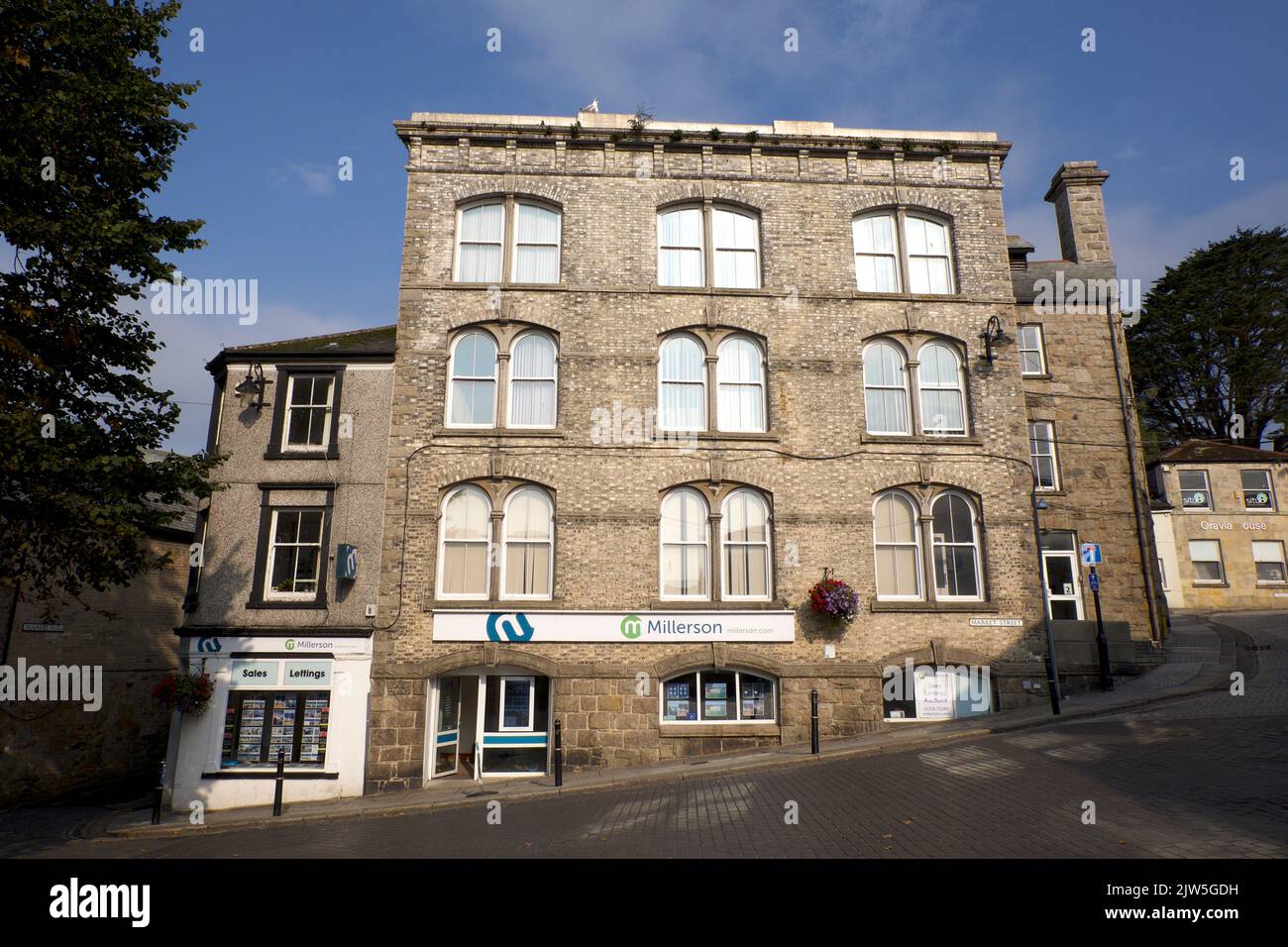 St Austell Cornwall England 09 02 2022 The village started to grow in ...