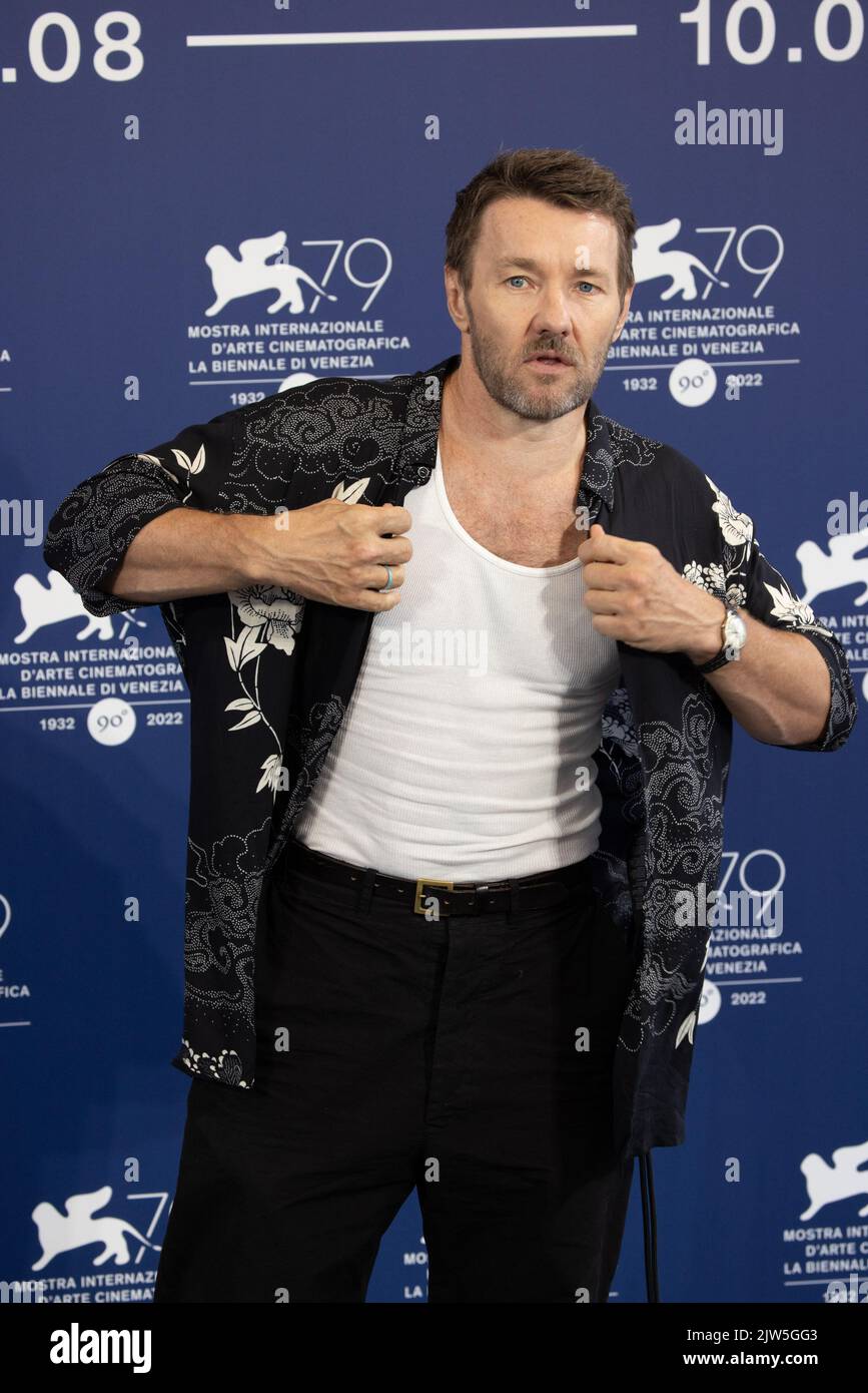Australian actor Joel Edgerton poses on September 3, 2022 during a ...