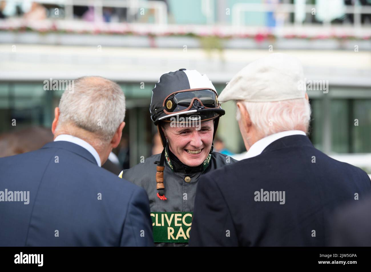 Ascot, Berkshire, UK. 3rd September, 2022. Horse Lethal Nymph (Number 6 ...
