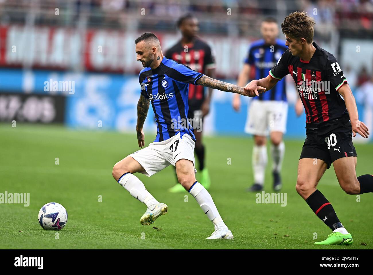 Charles de ketelaere 2022 milan hi-res stock photography and images - Alamy