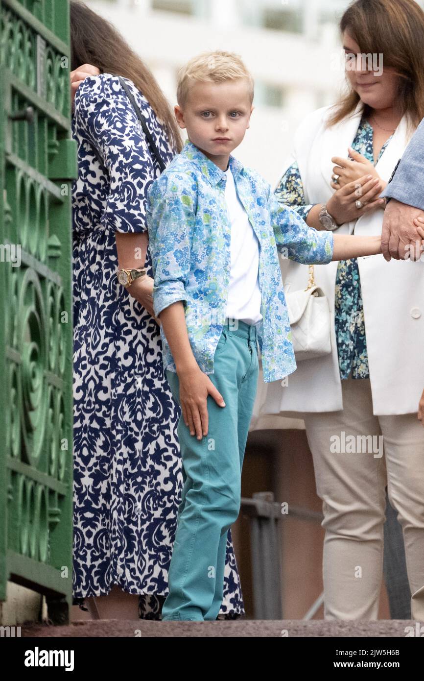 Prince Jacques of Monaco attends the Monaco annual picnic, on September ...