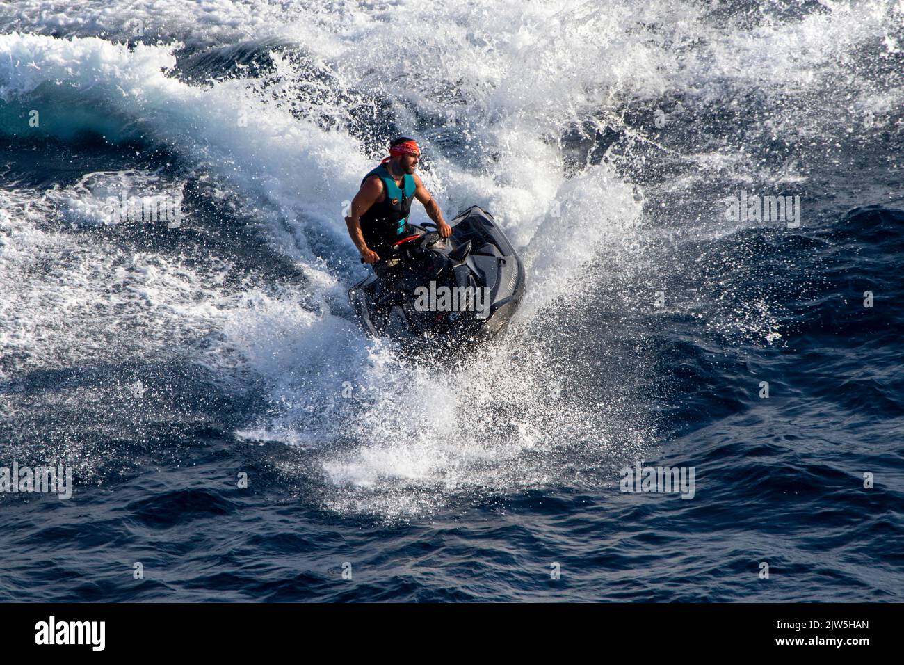 Riding jet ski hi-res stock photography and images - Alamy