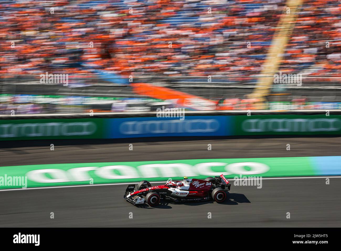 September 3, 2022, Rome, Netherlands: 24 ZHOU Guanyu (chi), Alfa Romeo ...