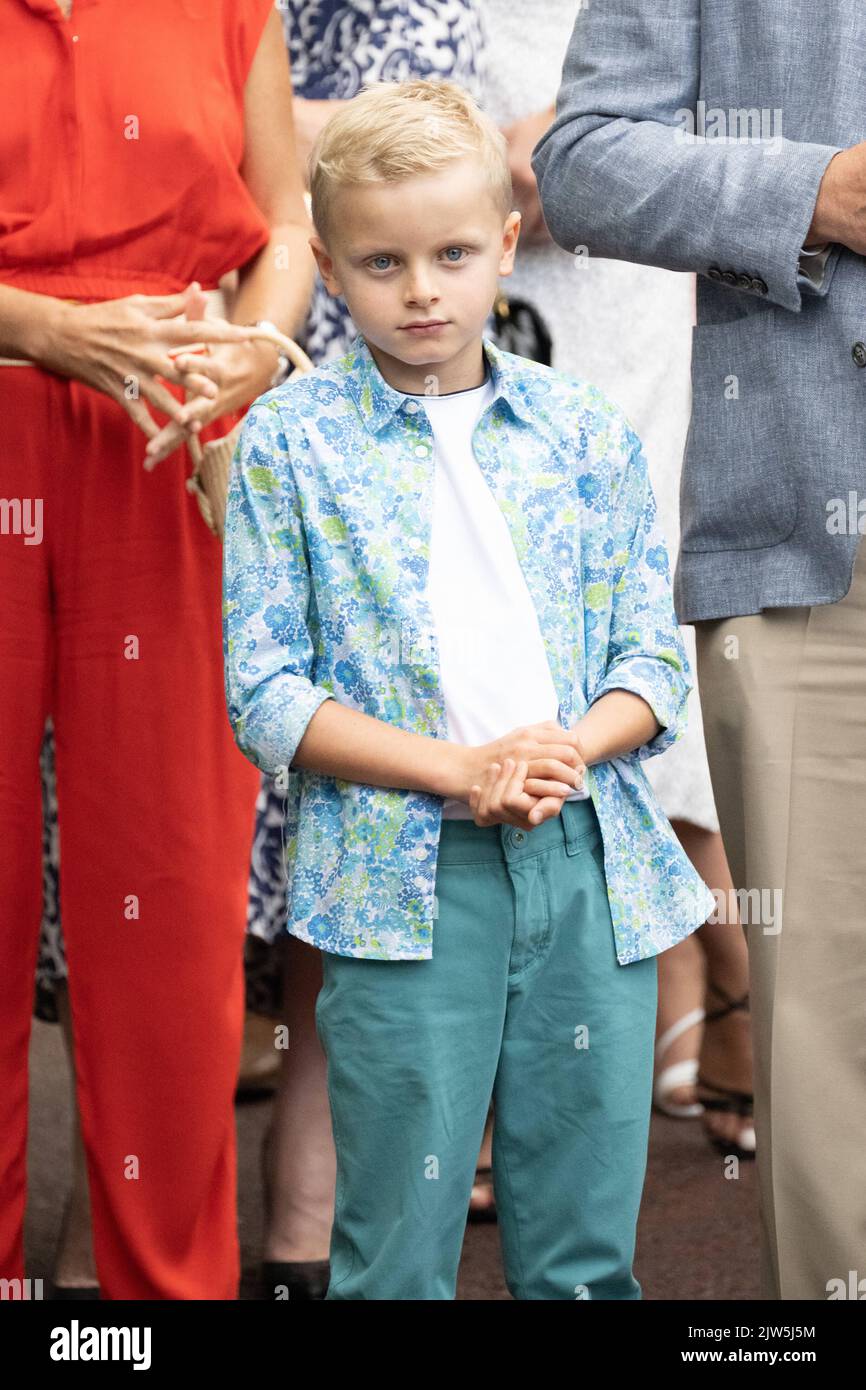 Prince Jacques of Monaco attends the Monaco annual picnic, on September ...