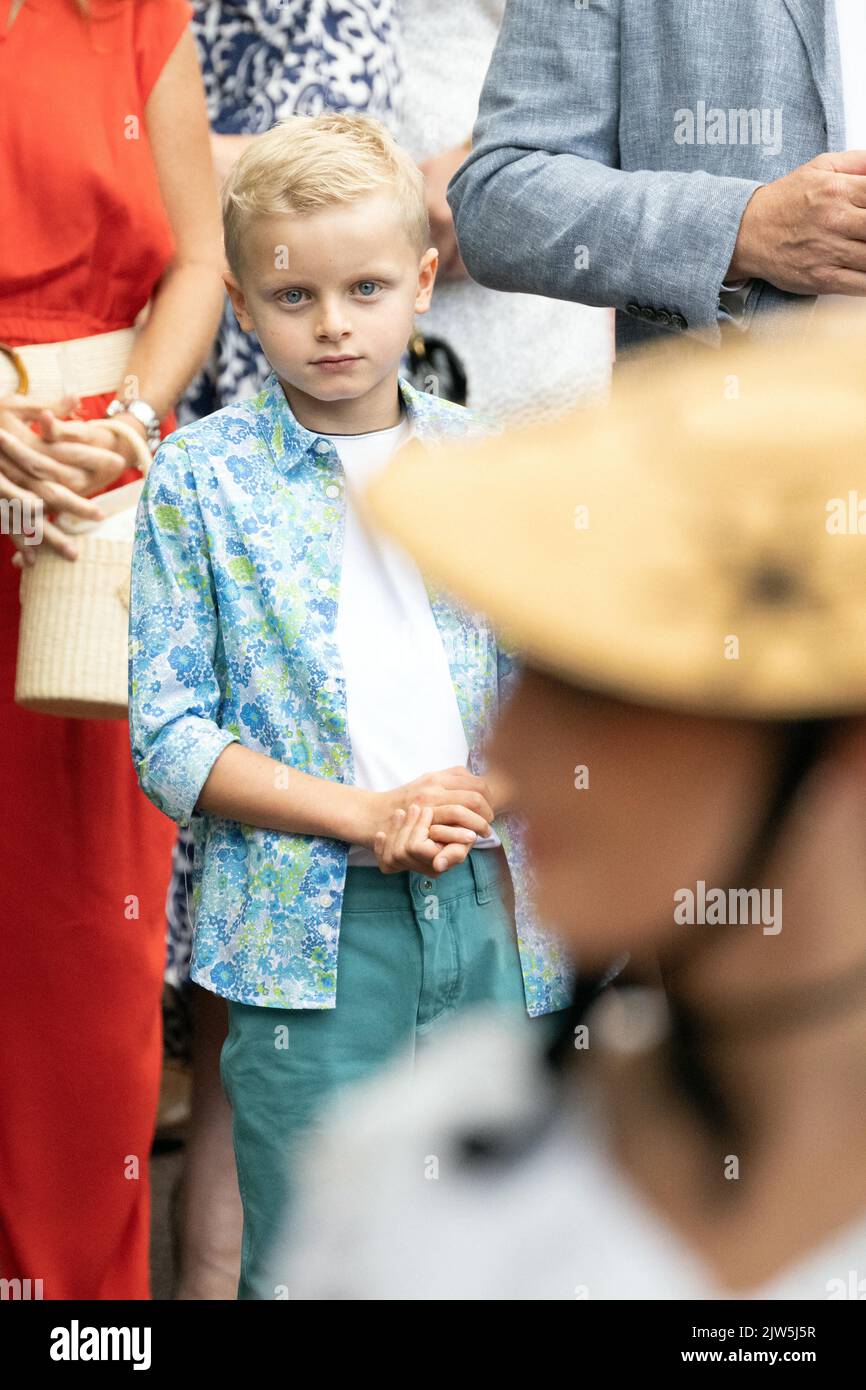 Prince Jacques of Monaco attends the Monaco annual picnic, on September ...