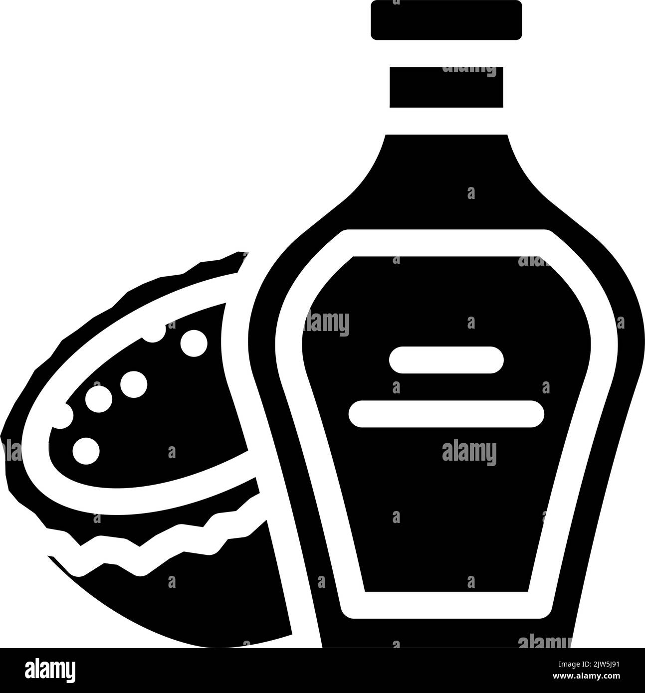 Palm fruit syrup Stock Vector Images - Alamy