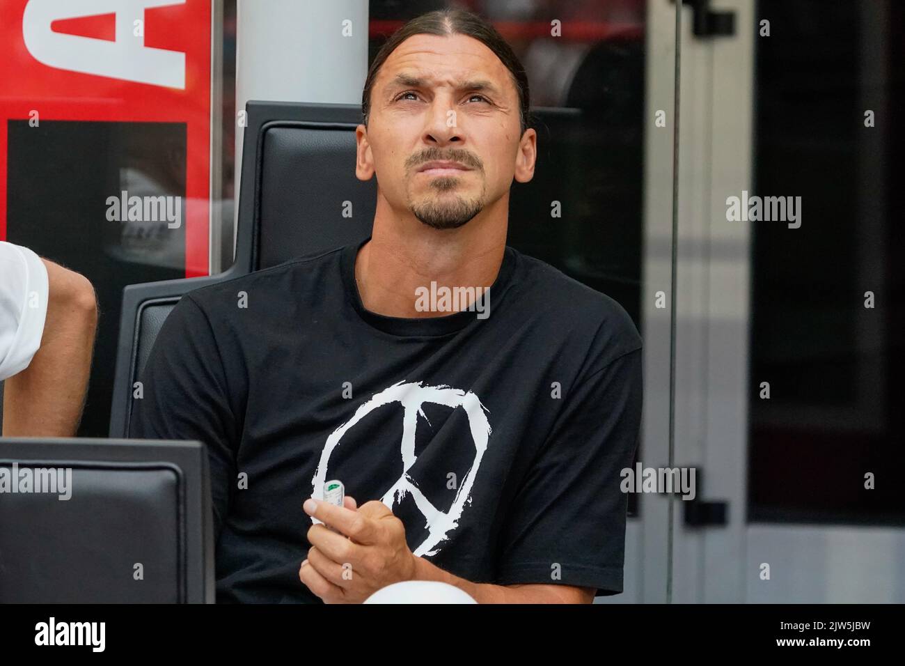 Zlatan Ibrahimovic (#11 AC Milan) during the Italian championship Serie ...