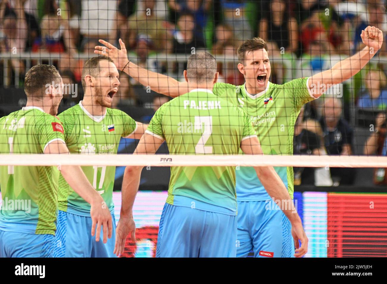 Klemen Cebulj, Alen Pajenk, Tine Urnaut (Slovenia). Volleyball World ...
