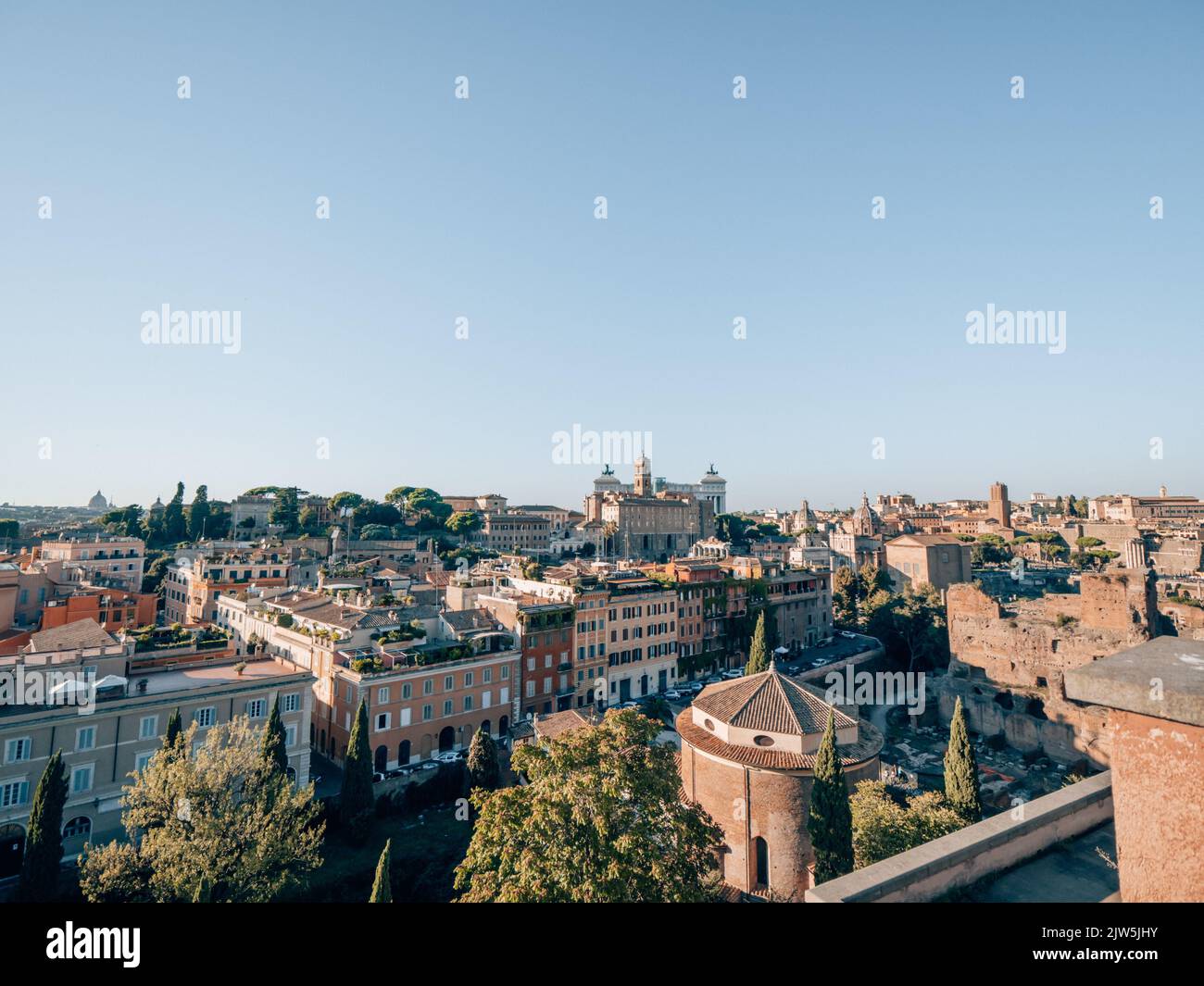 The rooftops and cityscape of Rome, Italy Stock Photo - Alamy