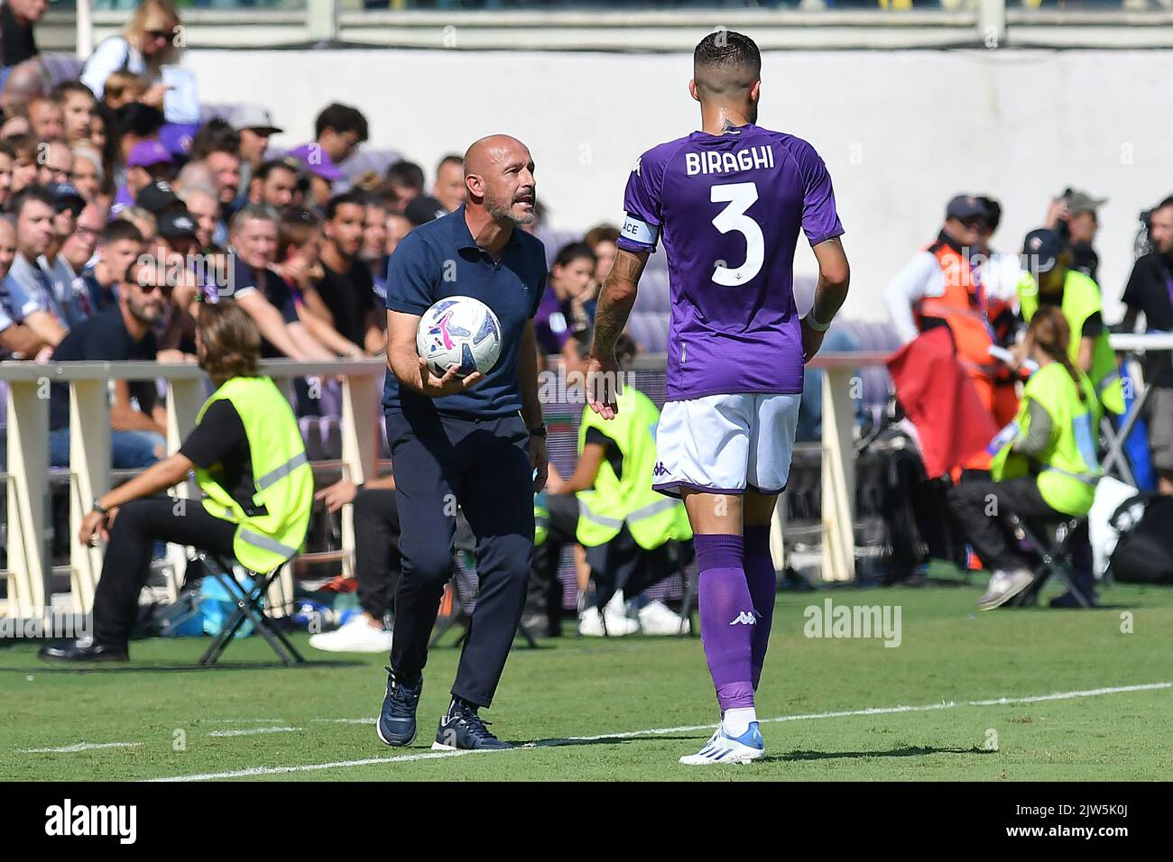 Artemio Franchi Stadium, Florence, Italy. 3rd Sep, 2022. Serie A ...