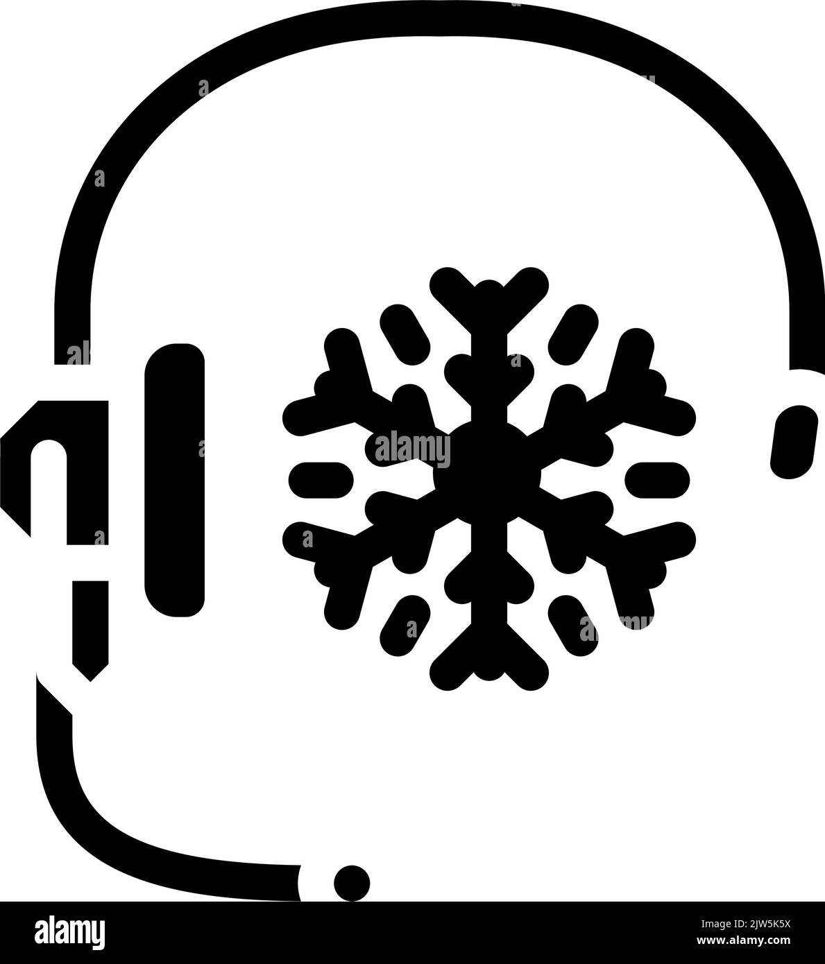 cold calling glyph icon vector illustration Stock Vector Image & Art ...