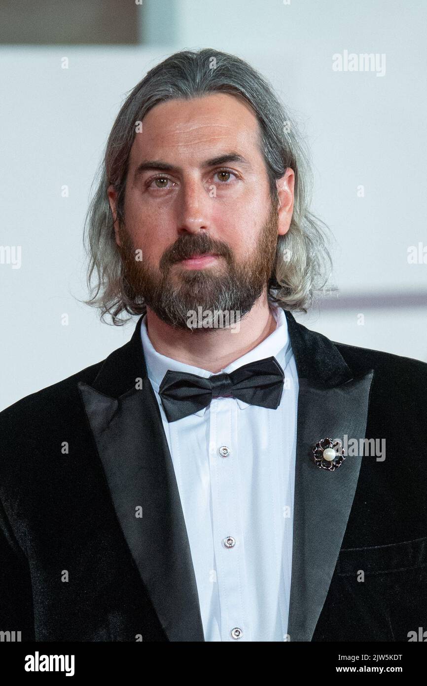 Ti West arriving at the Pearl Premiere during the 79th Venice International Film Festival ...