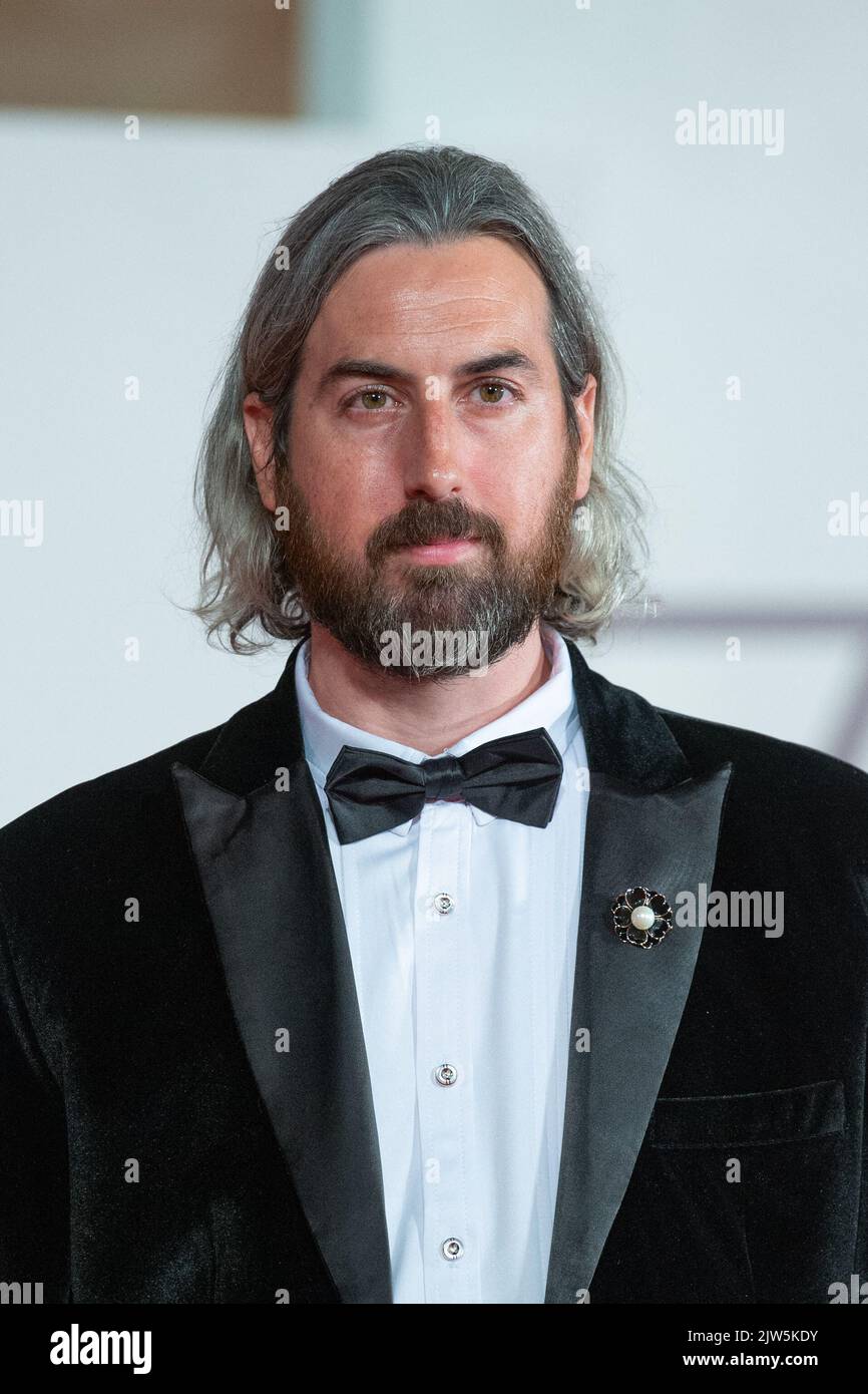 Ti West arriving at the Pearl Premiere during the 79th Venice International Film Festival ...