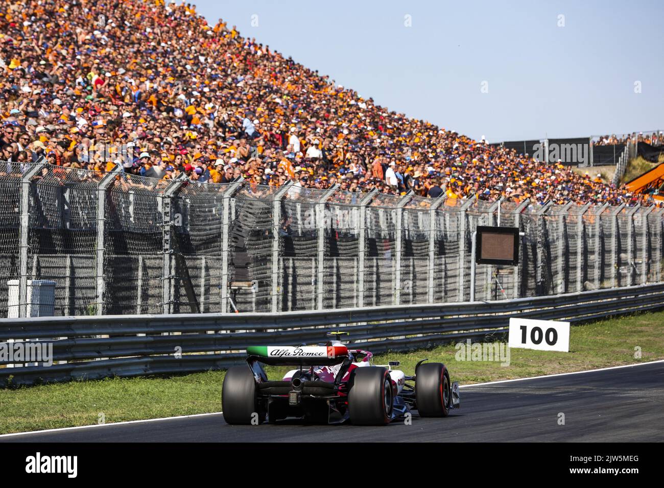 September 3, 2022, Rome, Netherlands: 24 ZHOU Guanyu (chi), Alfa Romeo ...