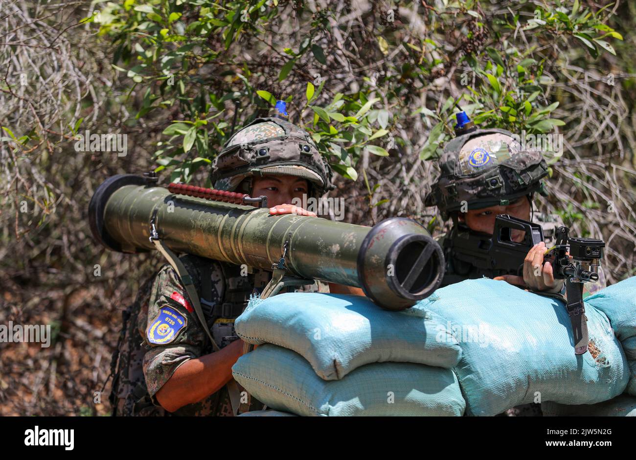 ZHANGZHOU, CHINA - SEPTEMBER 2, 2022 - A brigade of the Army under the ...