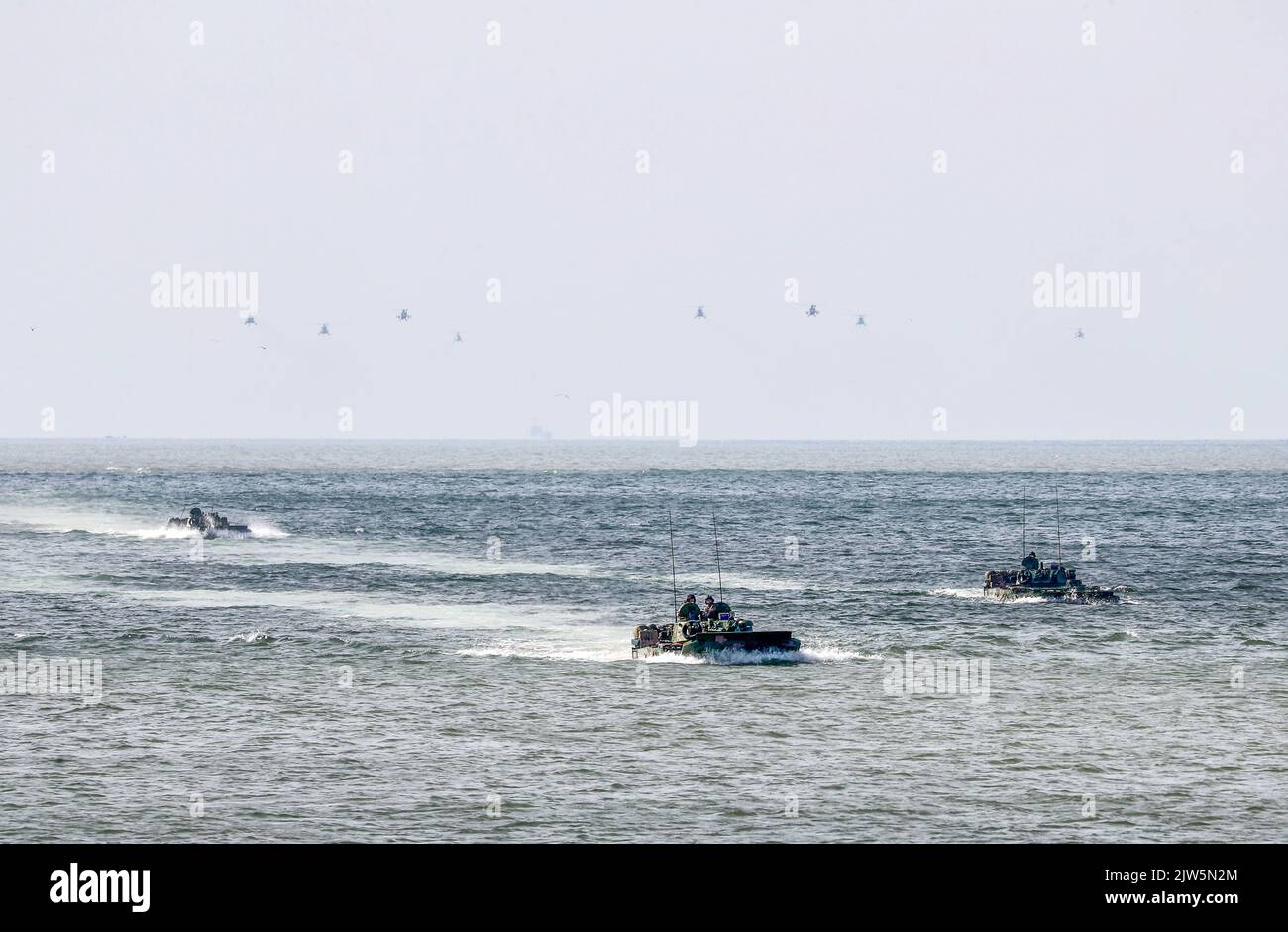 ZHANGZHOU, CHINA - SEPTEMBER 2, 2022 - A brigade of the Army under the ...
