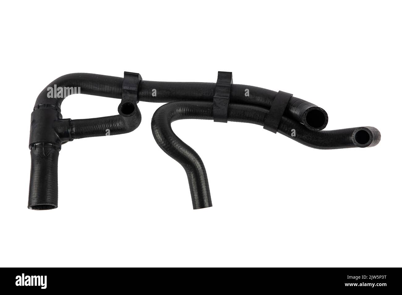 Rubber and plastic pipe for gas or liquid covered with braided heat ...