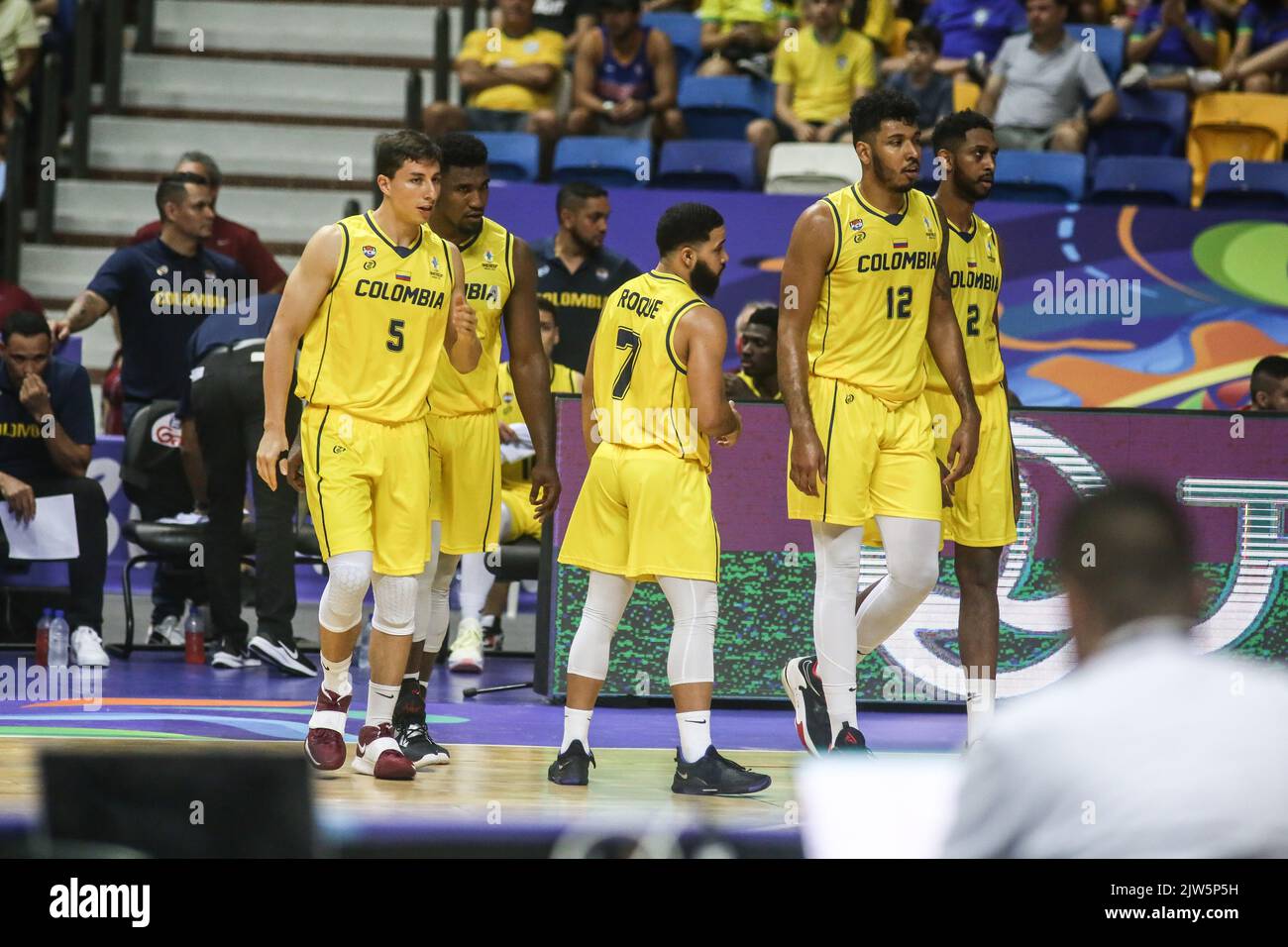 Recife, Brazil. 03rd Sep, 2022. Colombian Basketball National Team ...