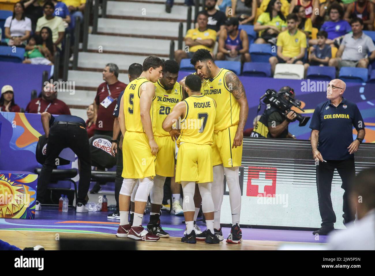 Recife, Brazil. 03rd Sep, 2022. Colombian Basketball National Team ...