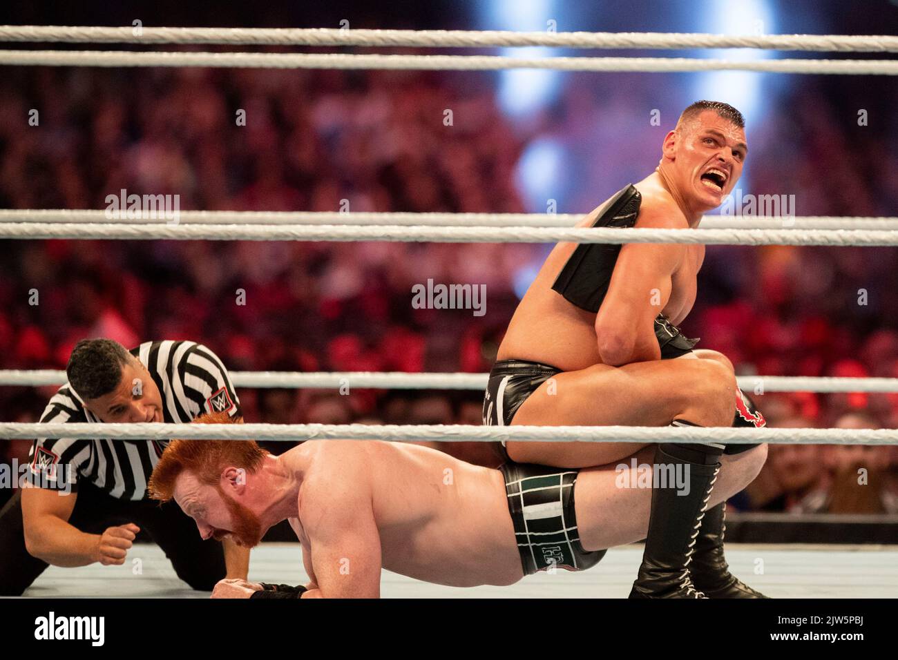 Cardiff, Wales, UK. 3rd Sep, 2022. Gunther vs. Sheamus Intercontinental ...