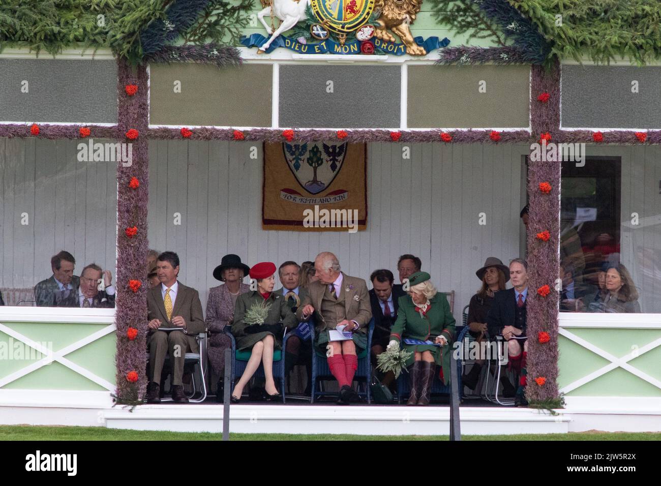 Charles, Prince of Wales attends the annual Highland Games in Braemar ...