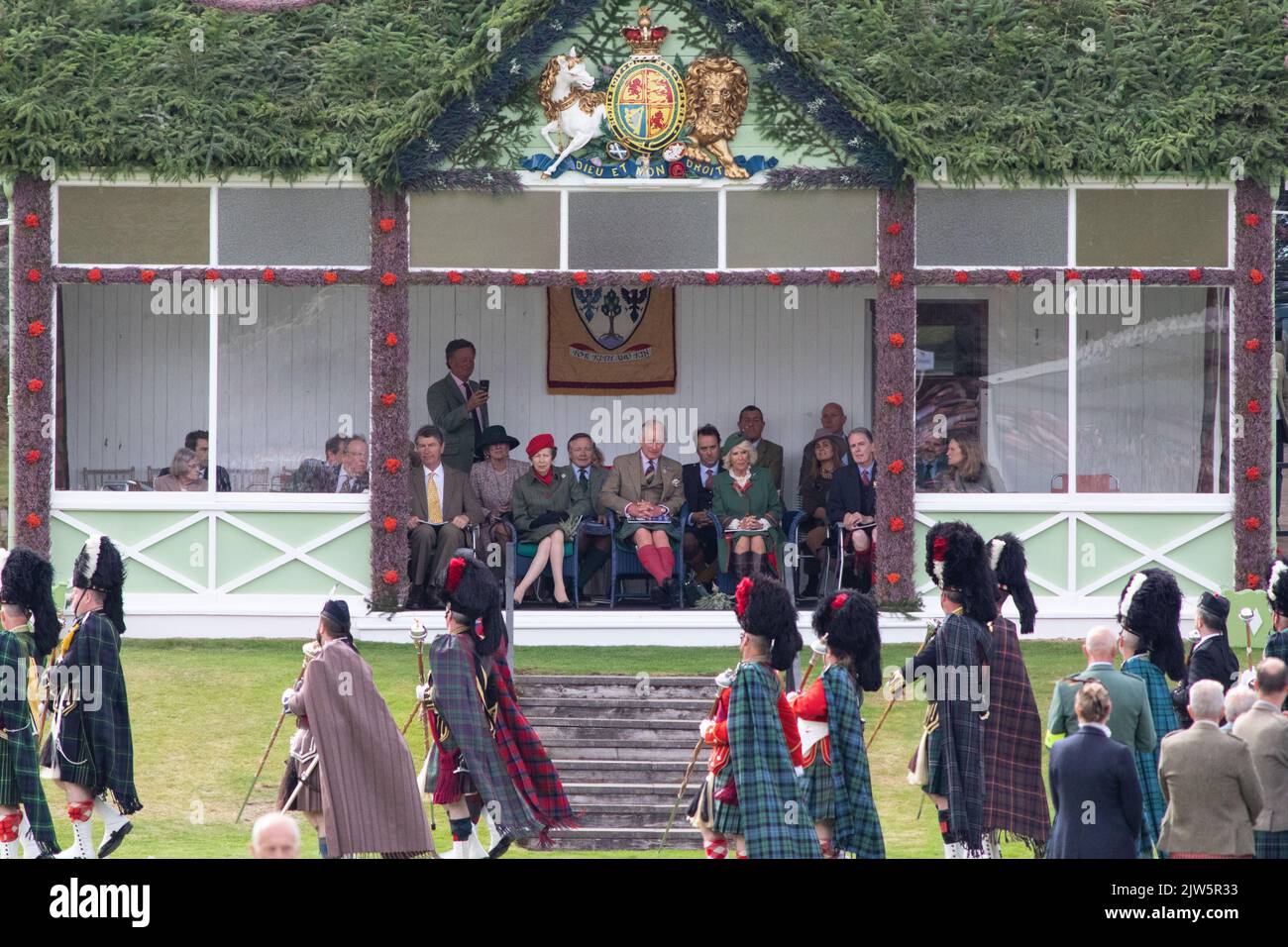 Charles, Prince of Wales attends the annual Highland Games in Braemar ...