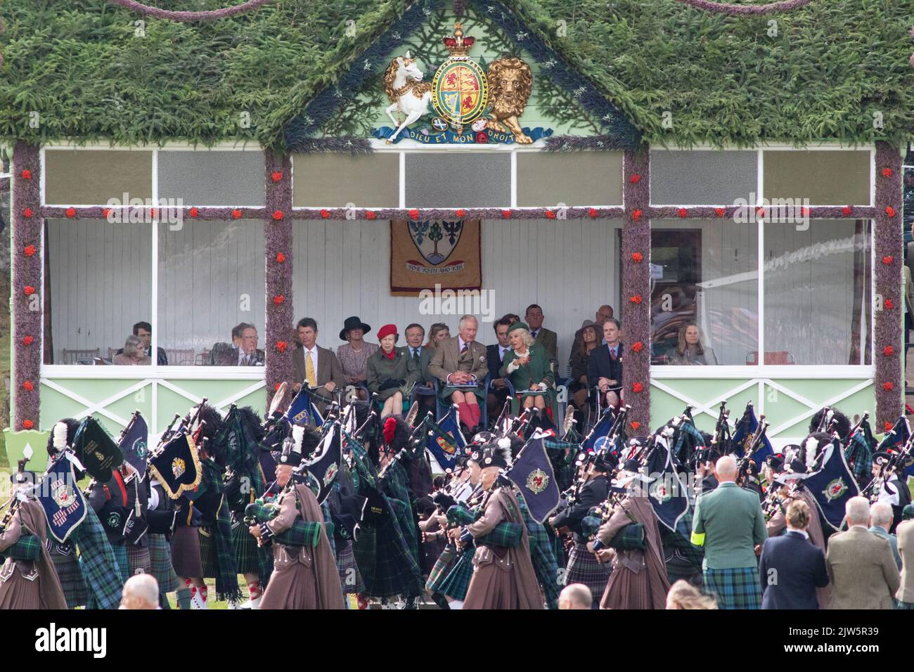 Braemar, UK. 03rd Sep, 2022. Charles, Prince of Wales attends the ...